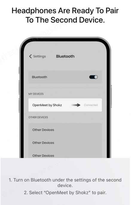 How to pair Shokz headphones with multiple devices?