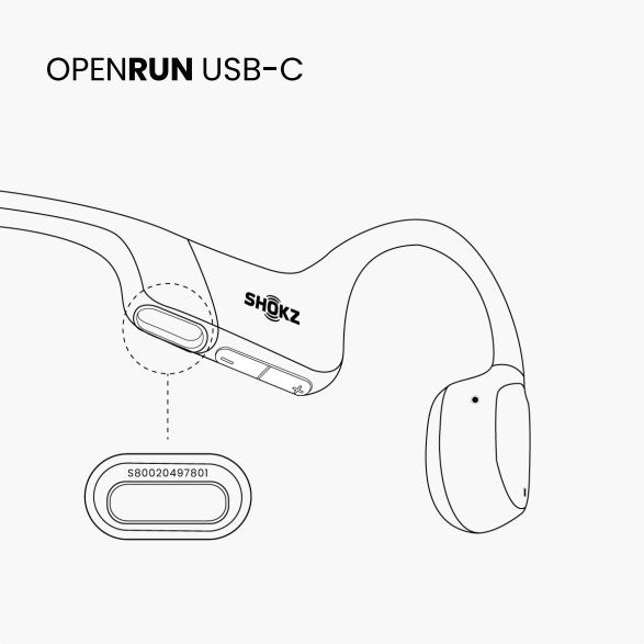 How to find the serial number of your Shokz headphones?
