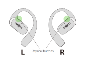 How to adjust the volume on Shokz headphones?