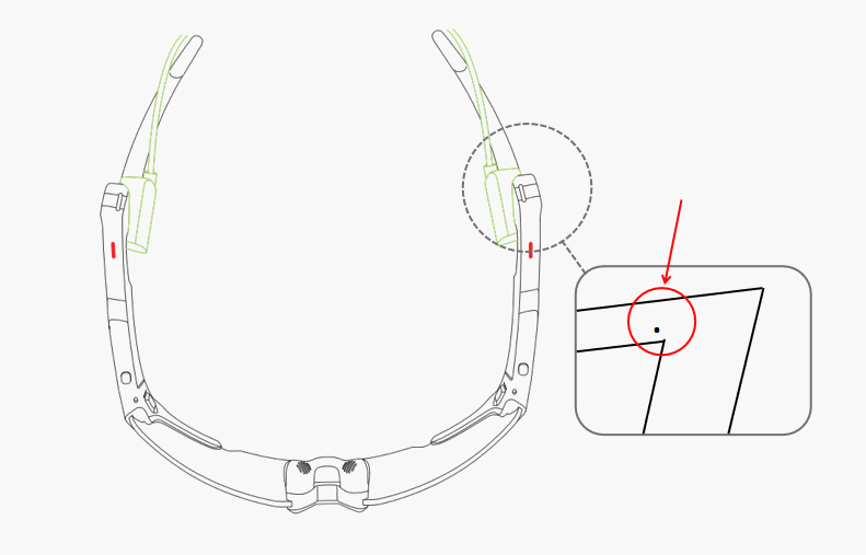 How to locate the microphone on Shokz headphones?